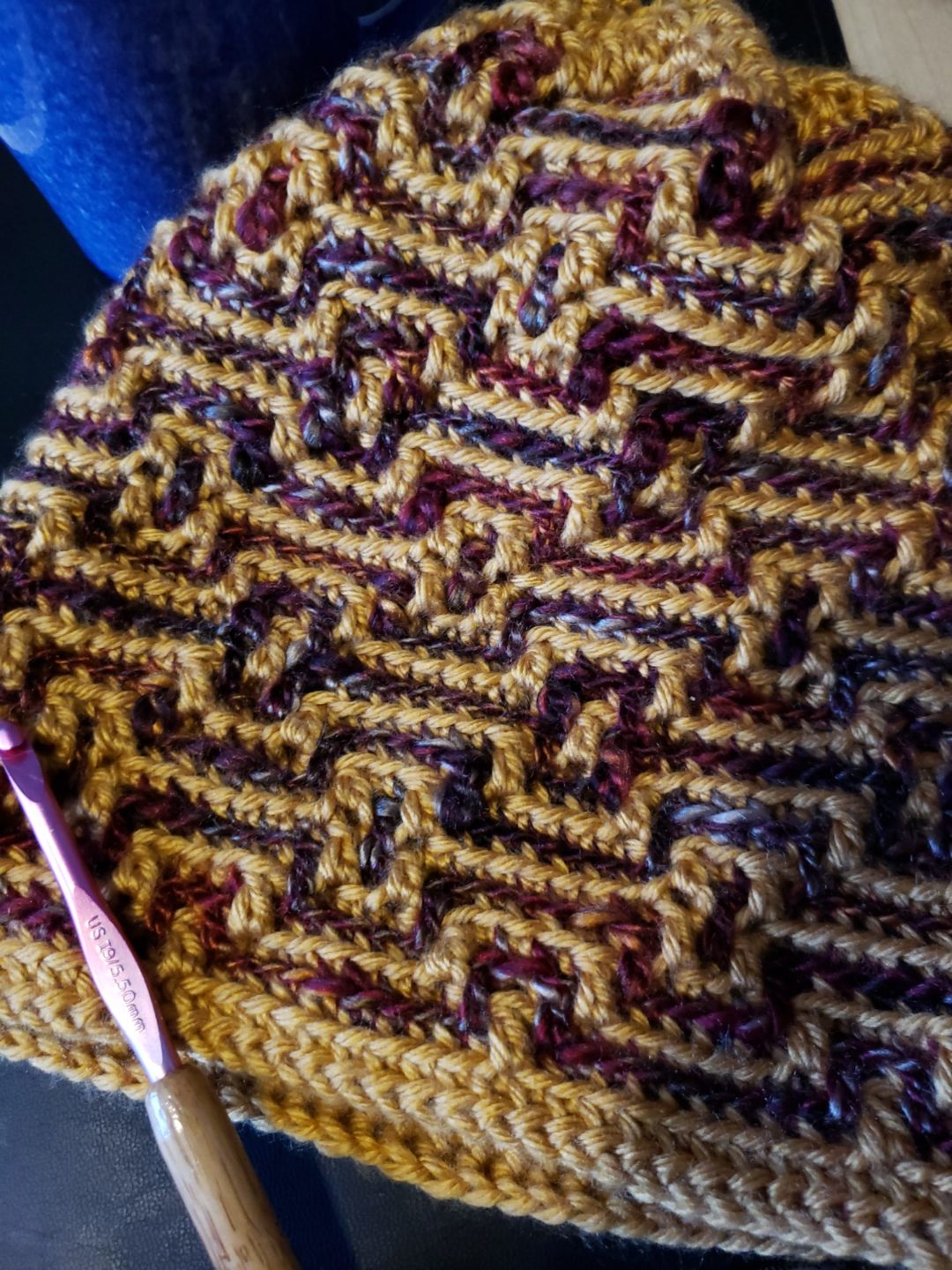 Mosaic Crochet Toque Pattern ⋆ FarmGirl Crochet